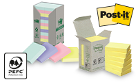 Post-it Recycled Z-Notes 76 x 76 mm Canary Yellow 6 Pads of 100 Sheets ...